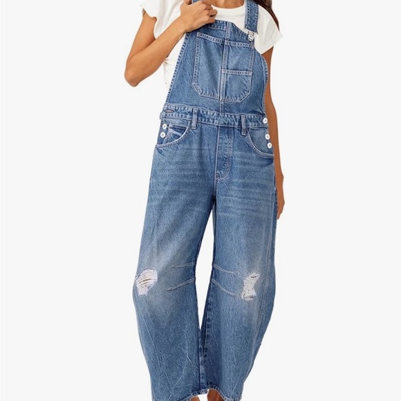 Jeans | Womens Blue Denim Overalls Nwt | Poshmark